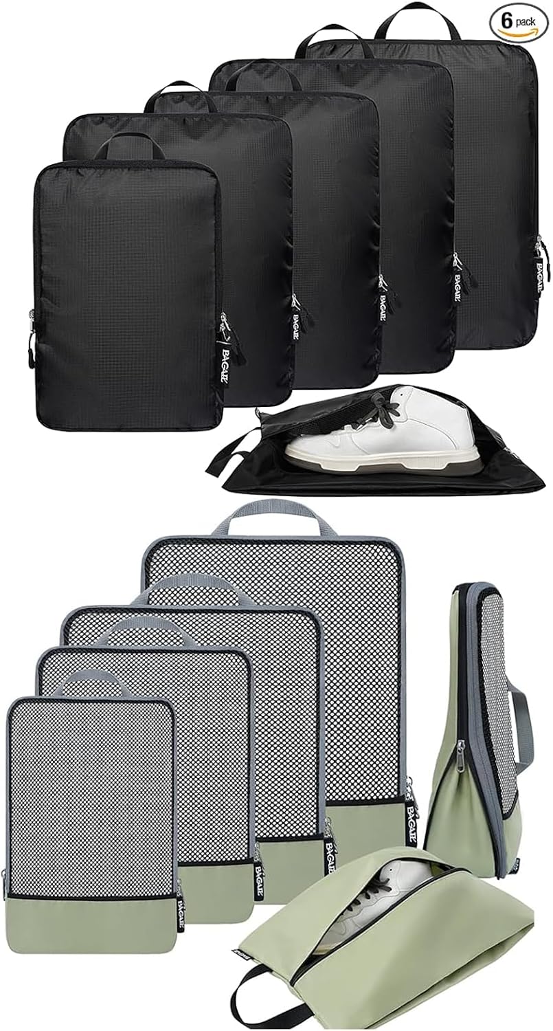 Amazon.com: BAGAIL 12 Set Compression Packing Cubes Travel Accessories ...