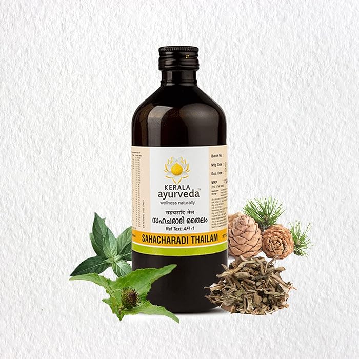 Buy TitleKerala Ayurveda Sahacharadi Thailam 450ml| Back pain oil ...