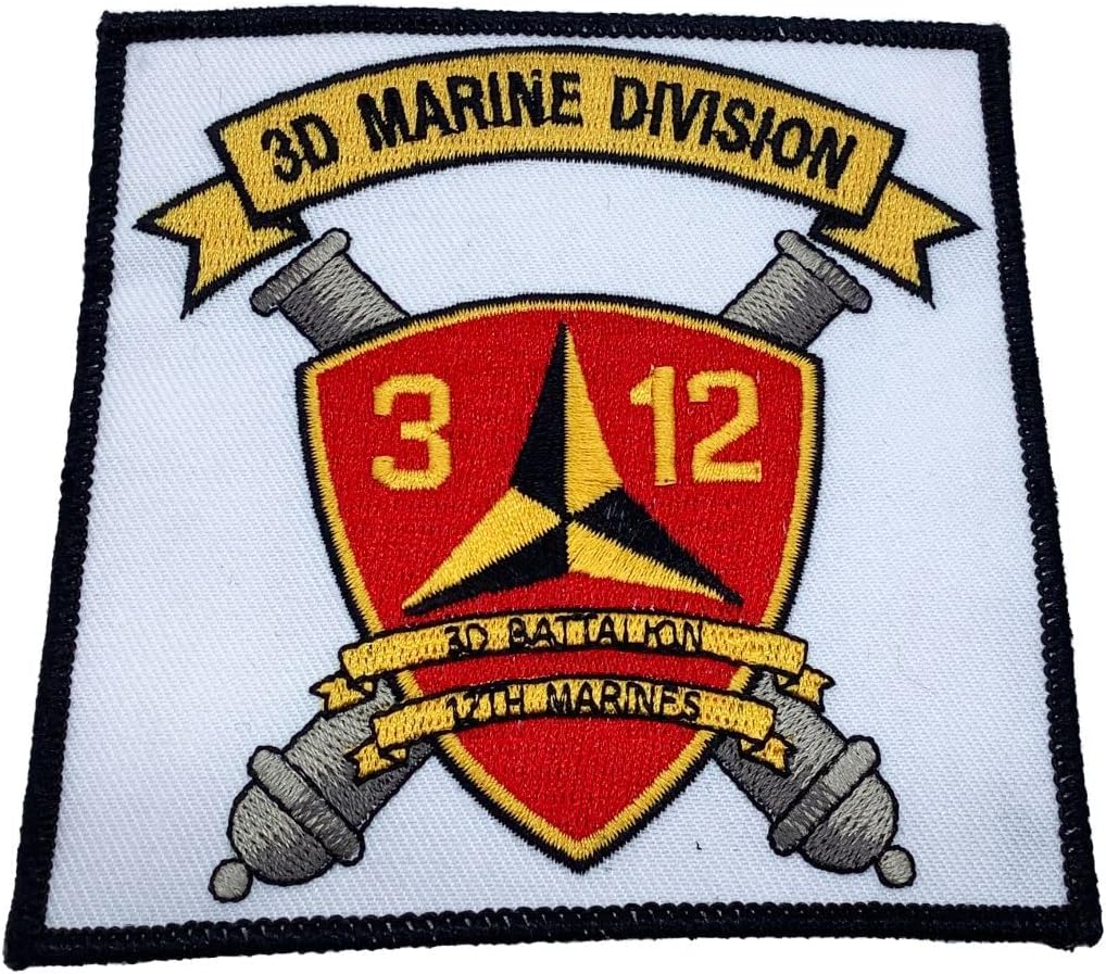 Amazon.com: Squadron Nostalgia LLC 3rd Bn 12th Marines Patch – Plastic ...