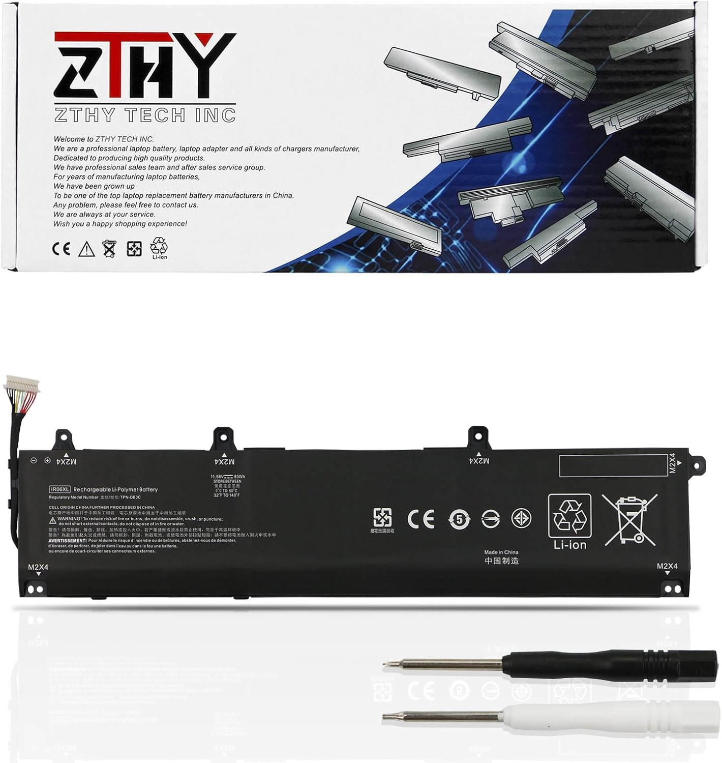 Amazon.com: IR06XL M02029-005 Laptop Battery Replacement for HP ZBook ...