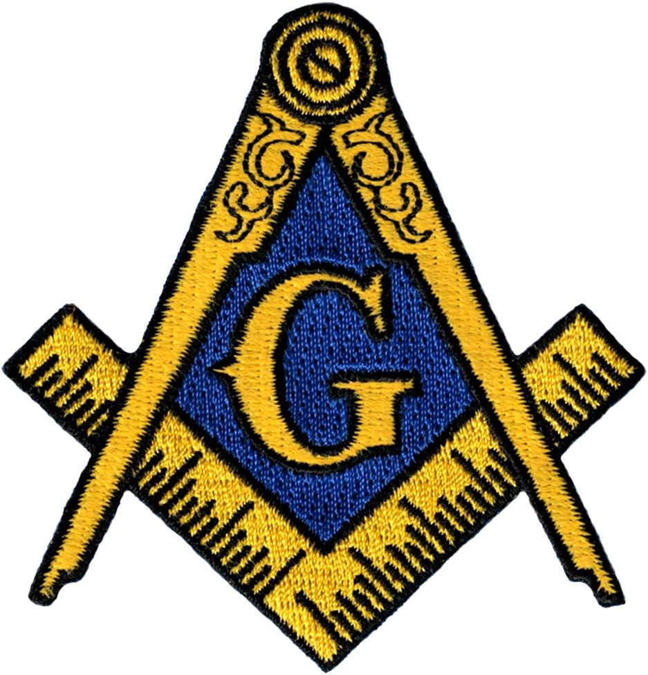 Amazon.com: Masonic Logo Patch Embroidered Iron-On Freemason Lodge ...