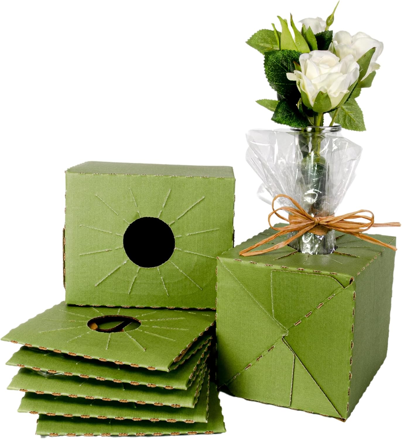 Amazon.com: Holiday Designs - Pop-Up Florist Delivery Box, Corrugated ...