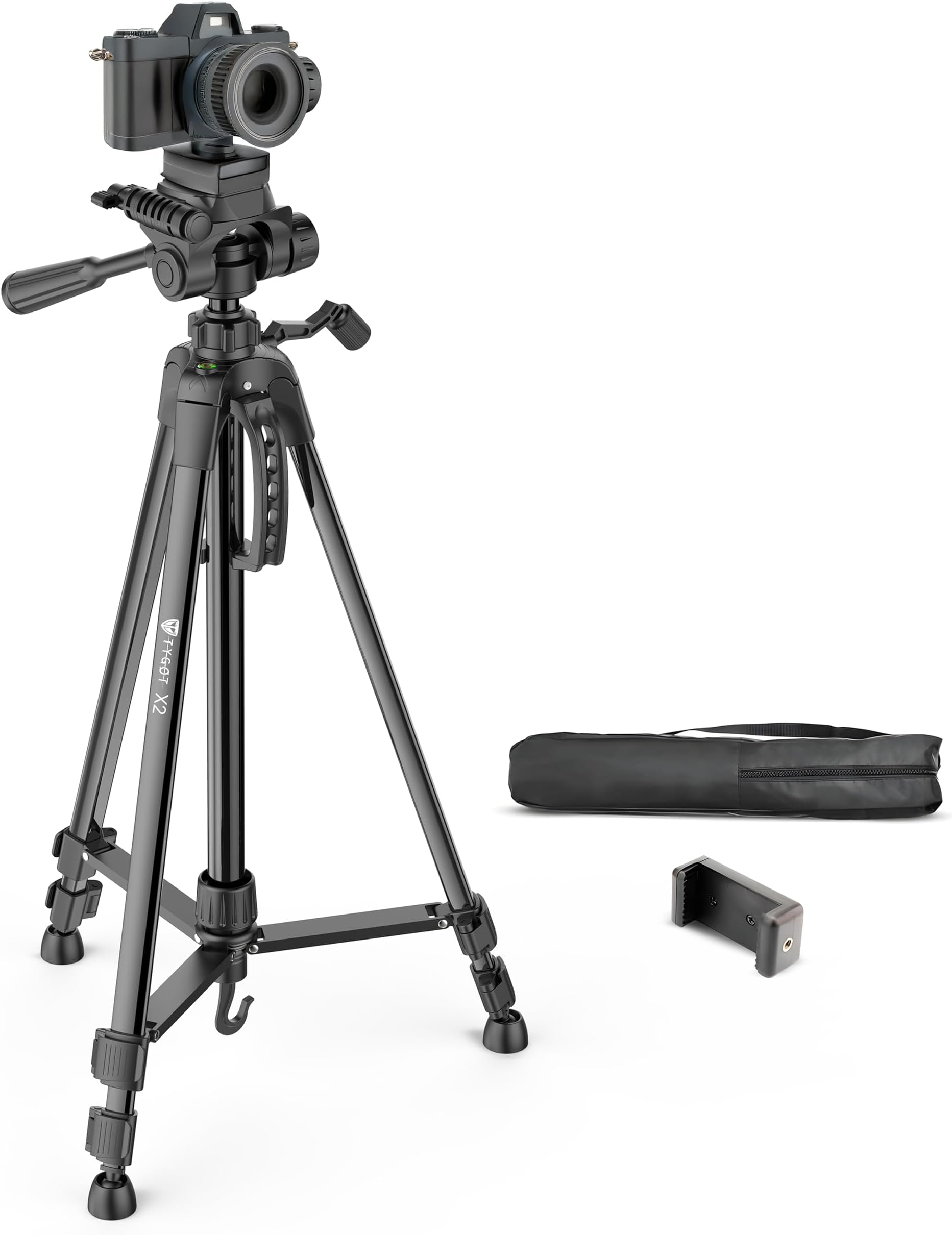 Buy Tygot X2 Professional 60 Inch (150CM) Tripod for DSLR, Camera ...