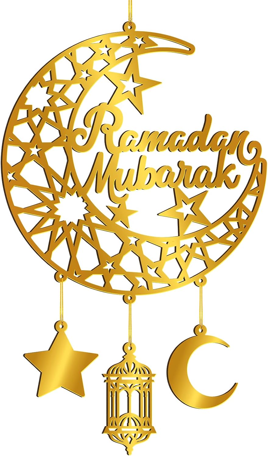 Amazon.com: Ramadan Decoration for Home Acrylic Ramadan Door Wreath ...