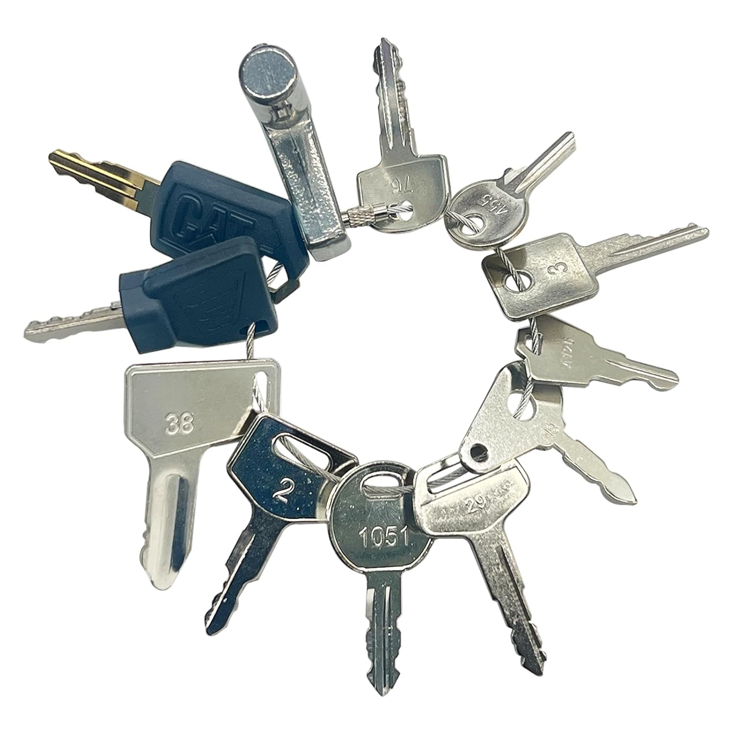 12PCS Ignition Starter Plant Key Set, Universal Plant Dumper Machine ...