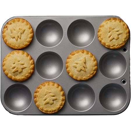 Amazon.com: Mince Pie Baking Pan 12 Cup - Jam Tart Pan - Commercial ...