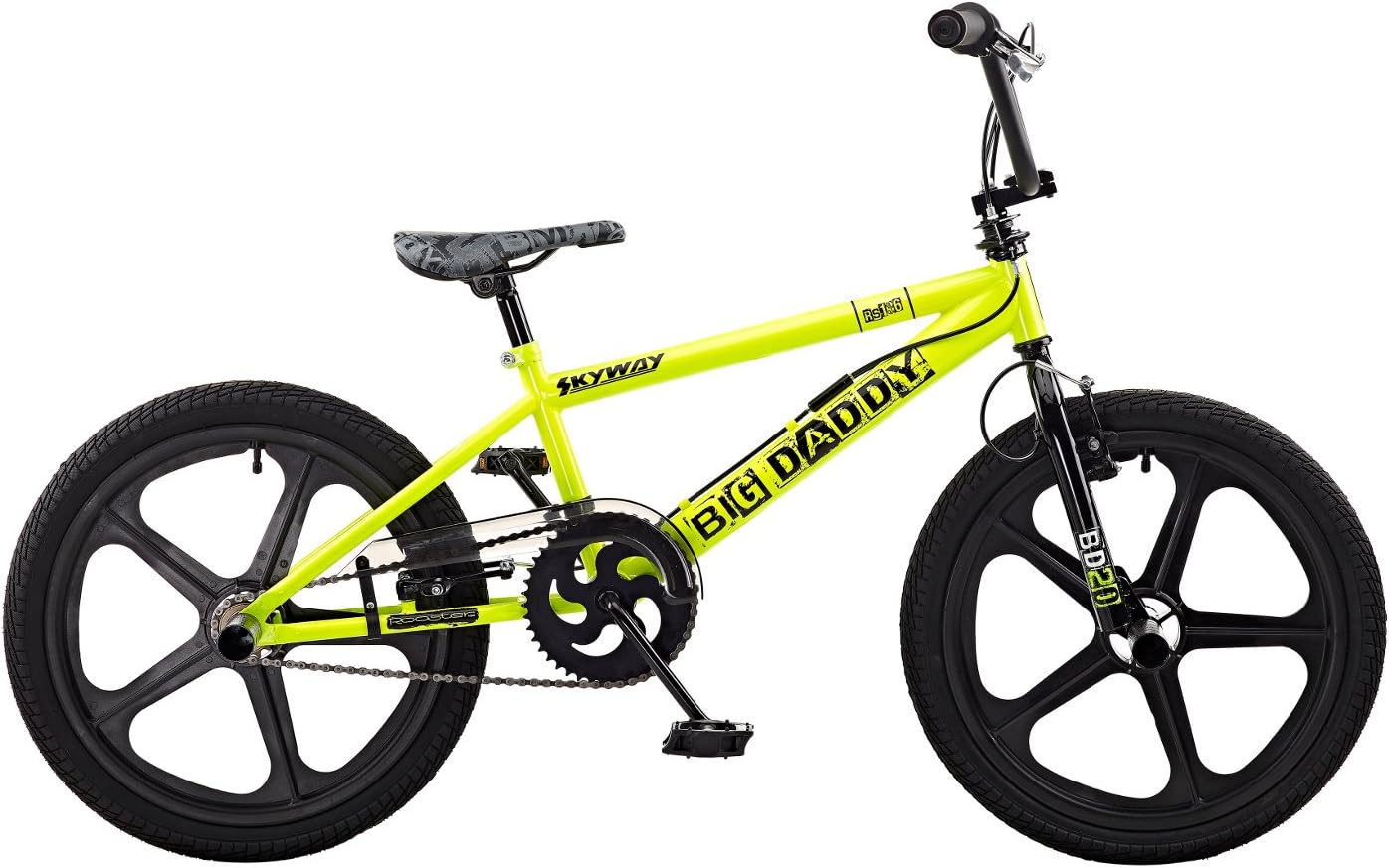 Rooster Kids Big Daddy Bike - Yellow/Black, Medium : Amazon.co.uk ...