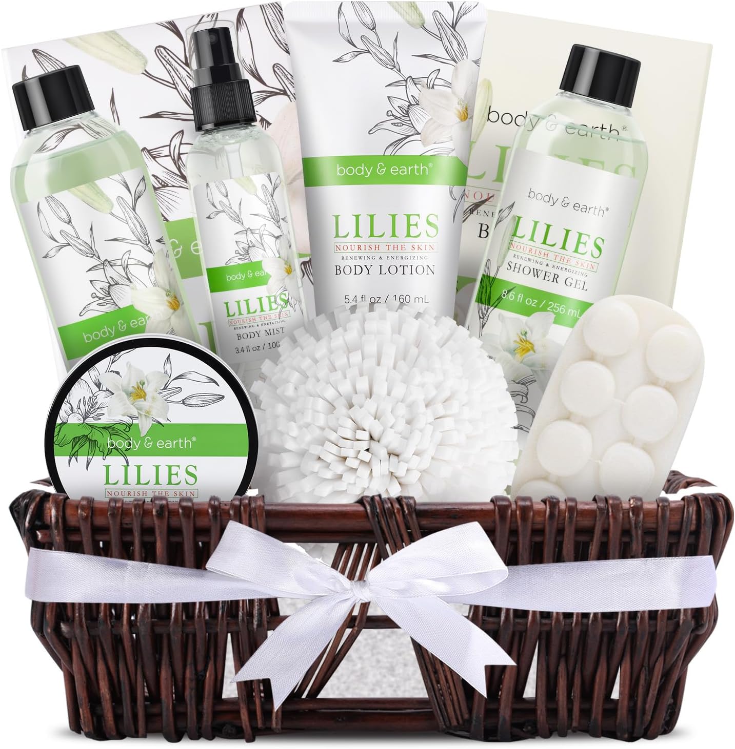Amazon.com : Green Canyon Spa Gifts Baskets for Women, 11pcs Cherry ...