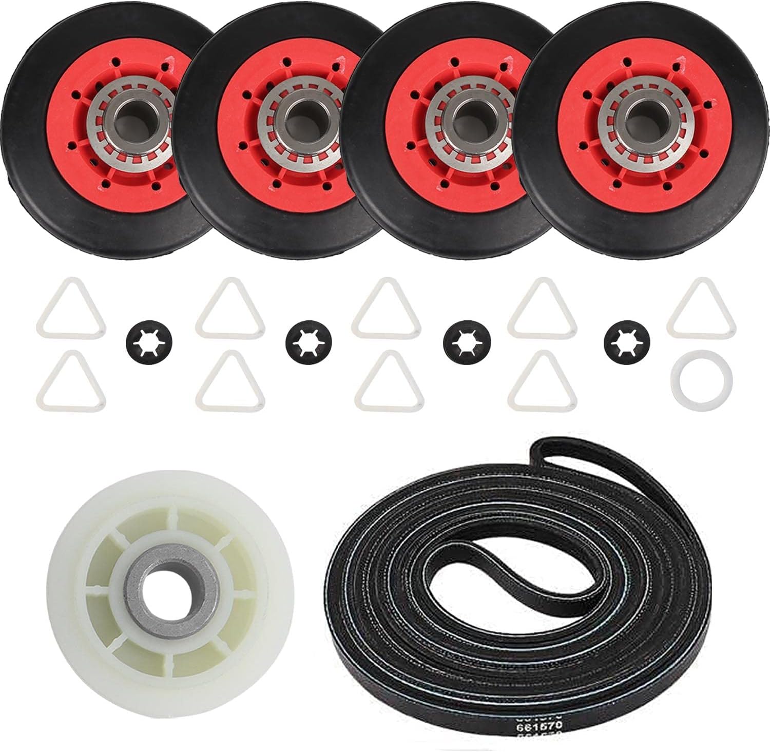 Amazon.com: 4392067 Dryer Repair Kit with WPW10314173 Drum Roller ...
