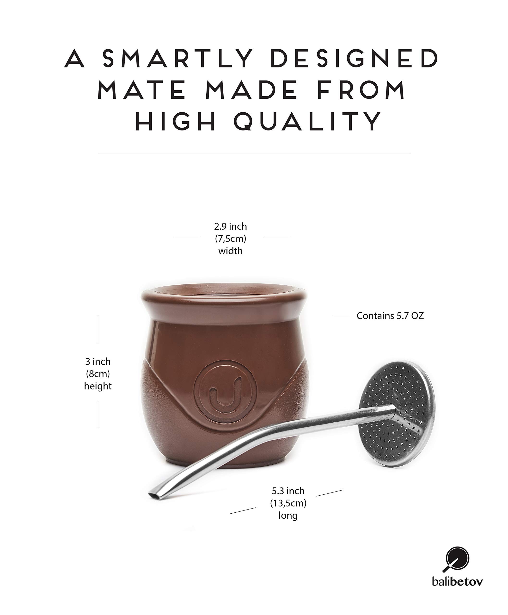 BALIBETOV Yerba Mate Set - BaliMate an Innovative Self-Clean Modern ...