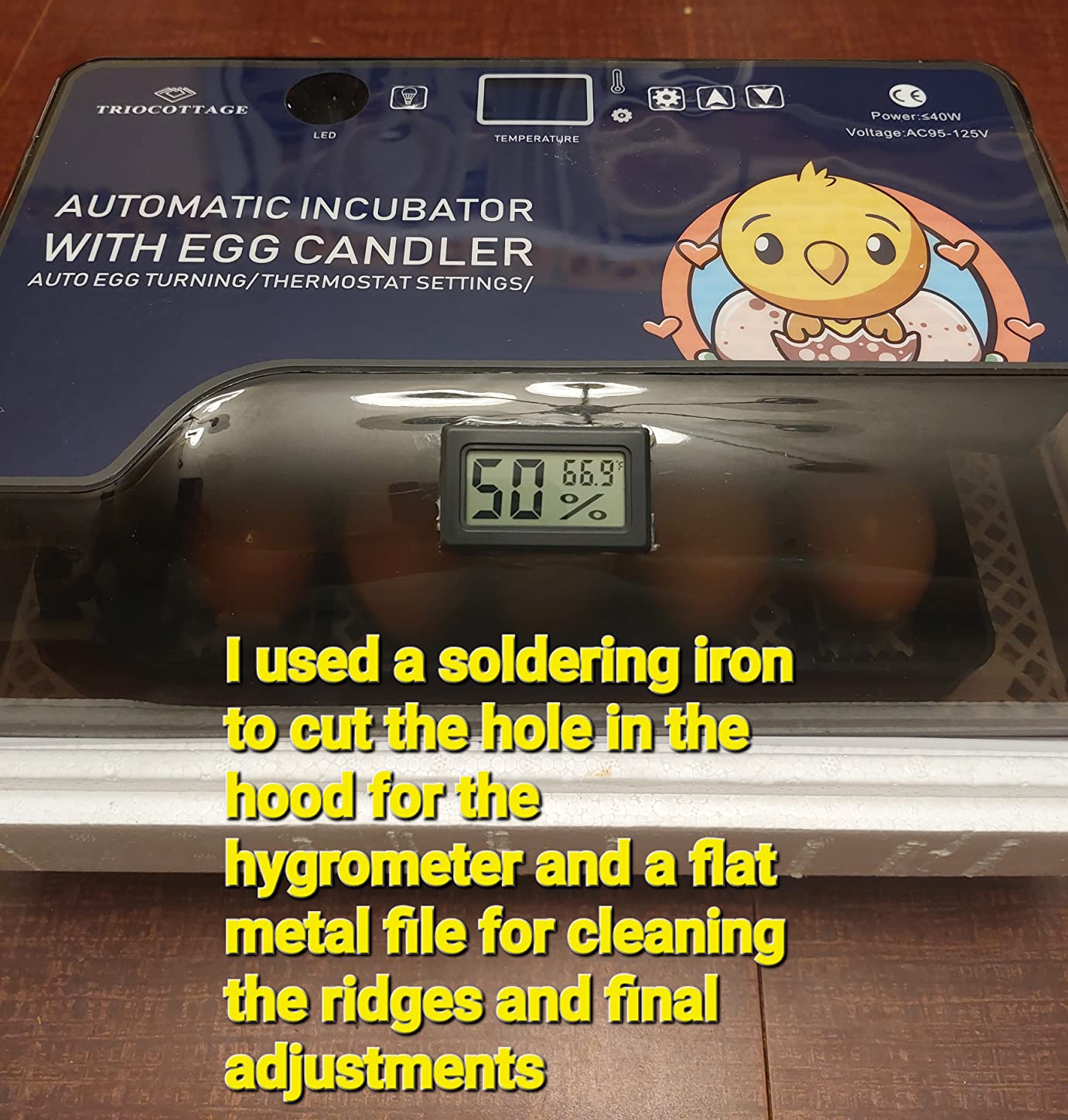 $10/mo - Finance TRIOCOTTAGE Egg Incubator with Automatic Egg Turning ...