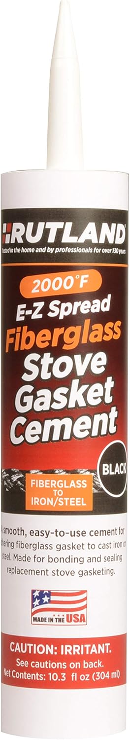 Rutland Fiberglass Gasket Cement (Ez Spread) 10.3 Oz Cartridge : Amazon ...