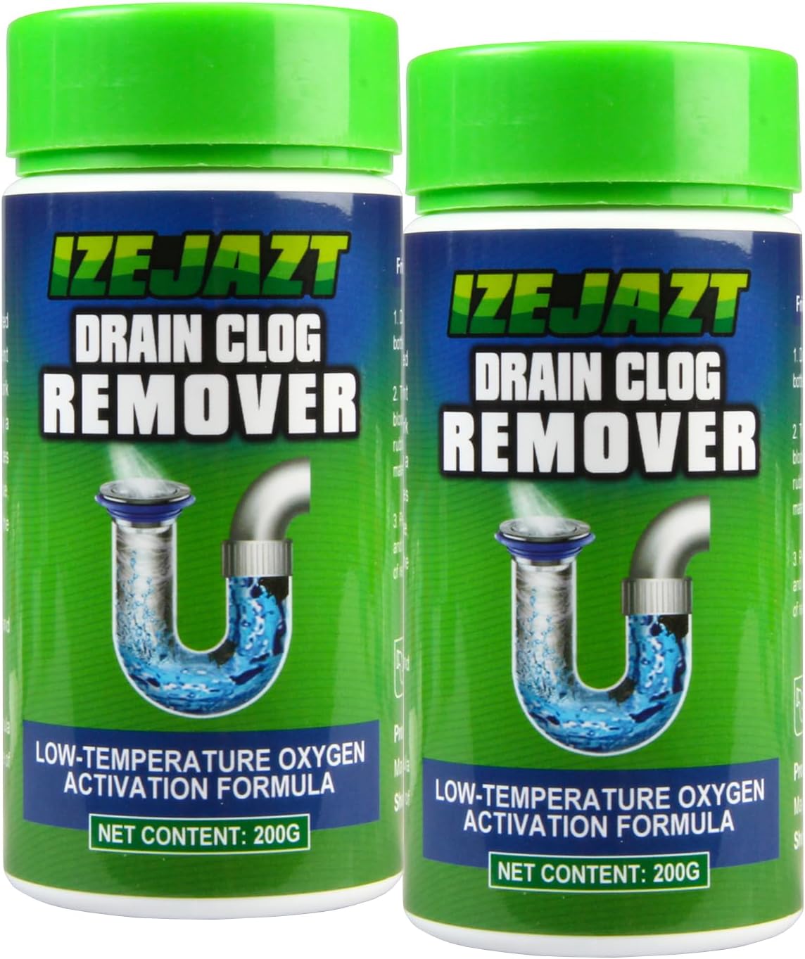 Amazon.com: IZEJAZT Drain Clog Remover Powder - Fast Acting Formula for ...
