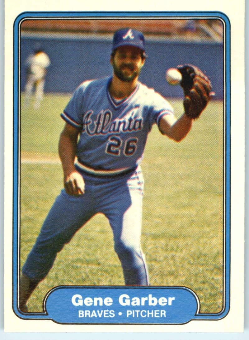 Amazon.com: 1982 Fleer Baseball #434 Gene Garber Atlanta Braves ...