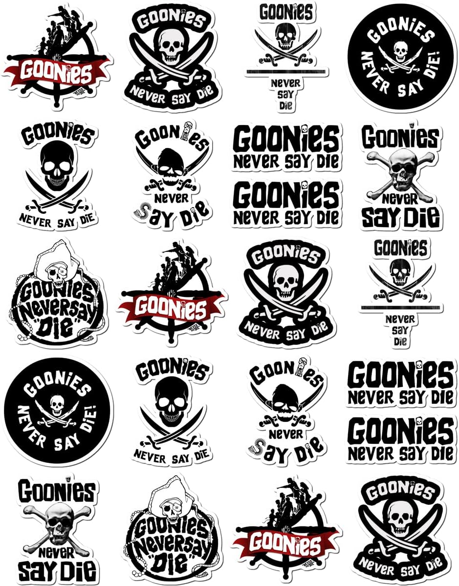 Amazon.com: 20 Pcs Stickers Pack Goonies Colorful Never Waterproof Say ...
