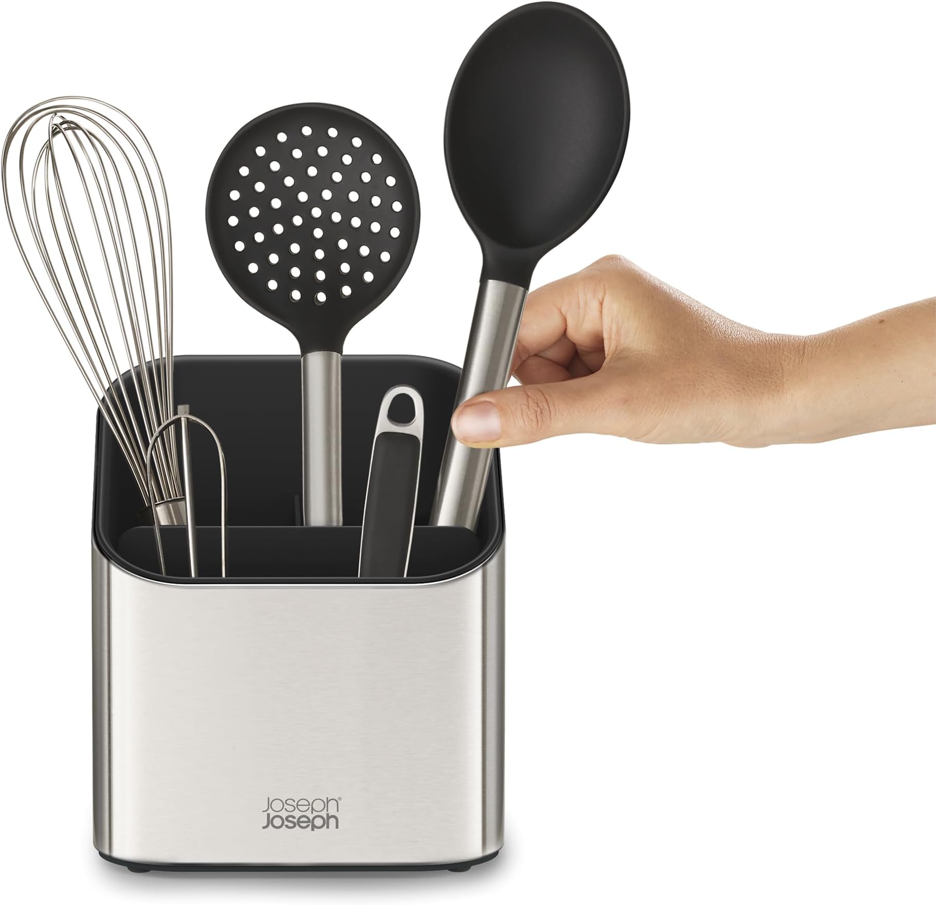 Joseph Joseph Surface - Stainless-steel Utensil Pot Caddy with non-slip ...