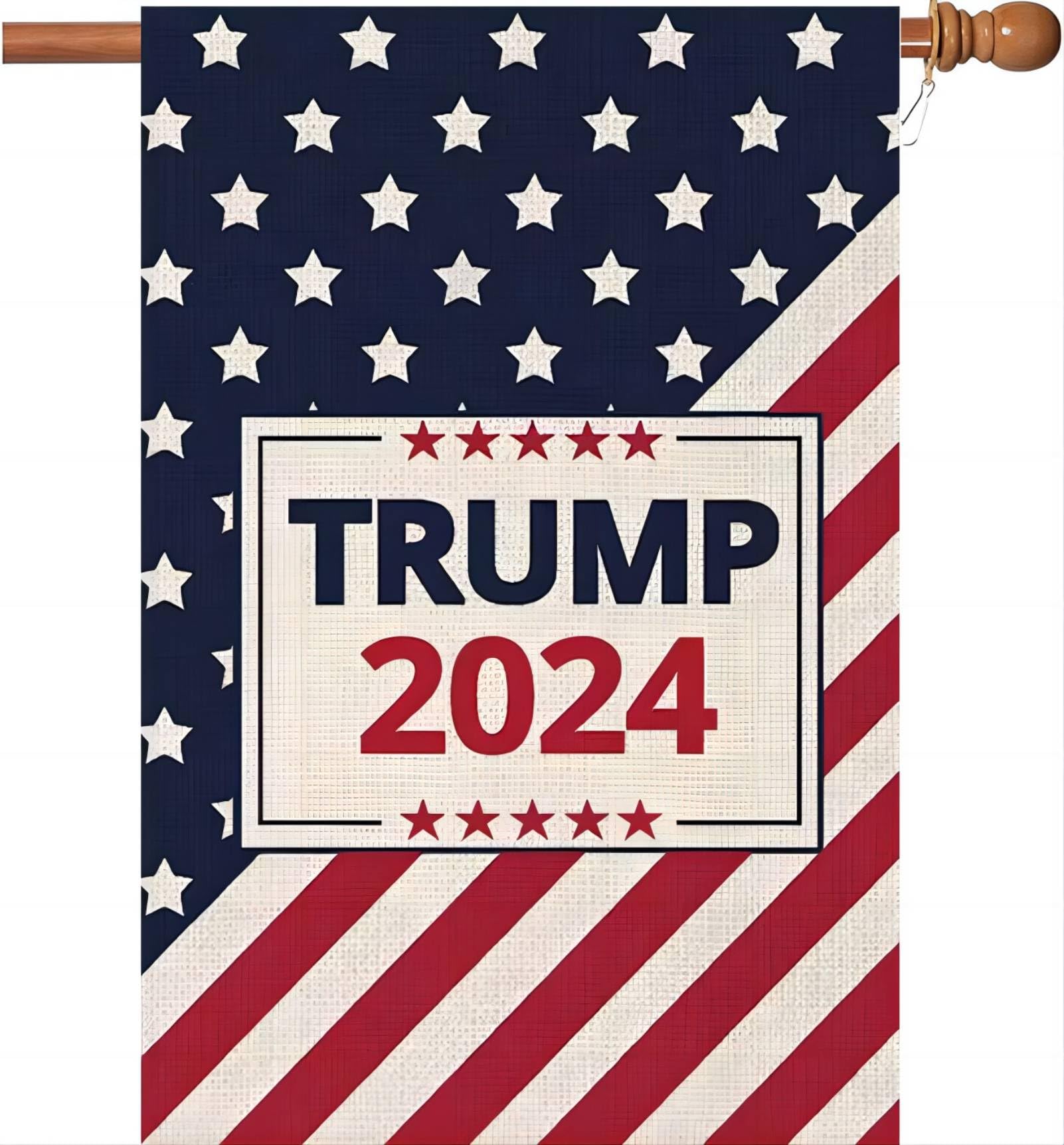 Snapklik.com : WENWELL Large Donald Trump 2024 House Garden Flags 28 X ...