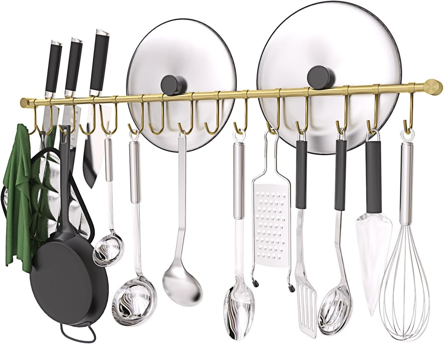 Amazon.com: ROTHLEY Hanging Pot Rack Hanger: 23.7 Inch Stainless Steel ...