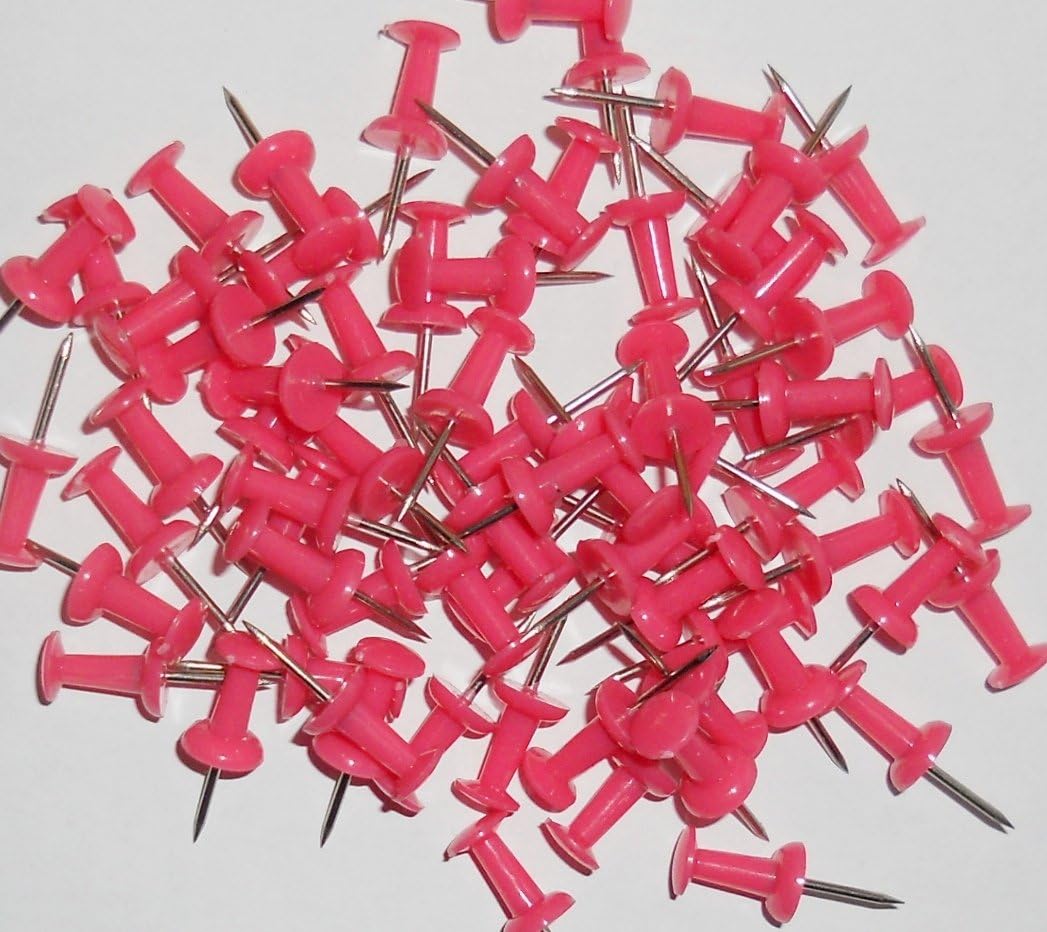 200 Light Pink Push Pins Ideal for Cork Boards : Amazon.co.uk: Home ...
