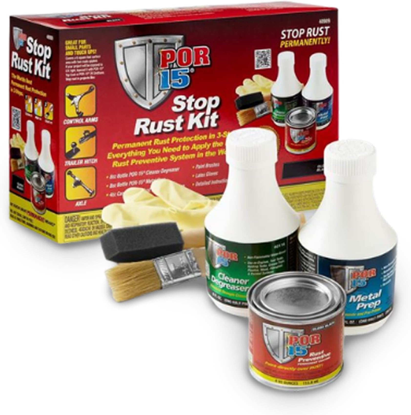 Amazon.com: 3M Bondo Rust Hole Repair Kit, Paintable, Permanent, Non ...