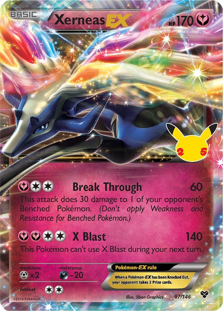 Xerneas Ex 25th Anniversary