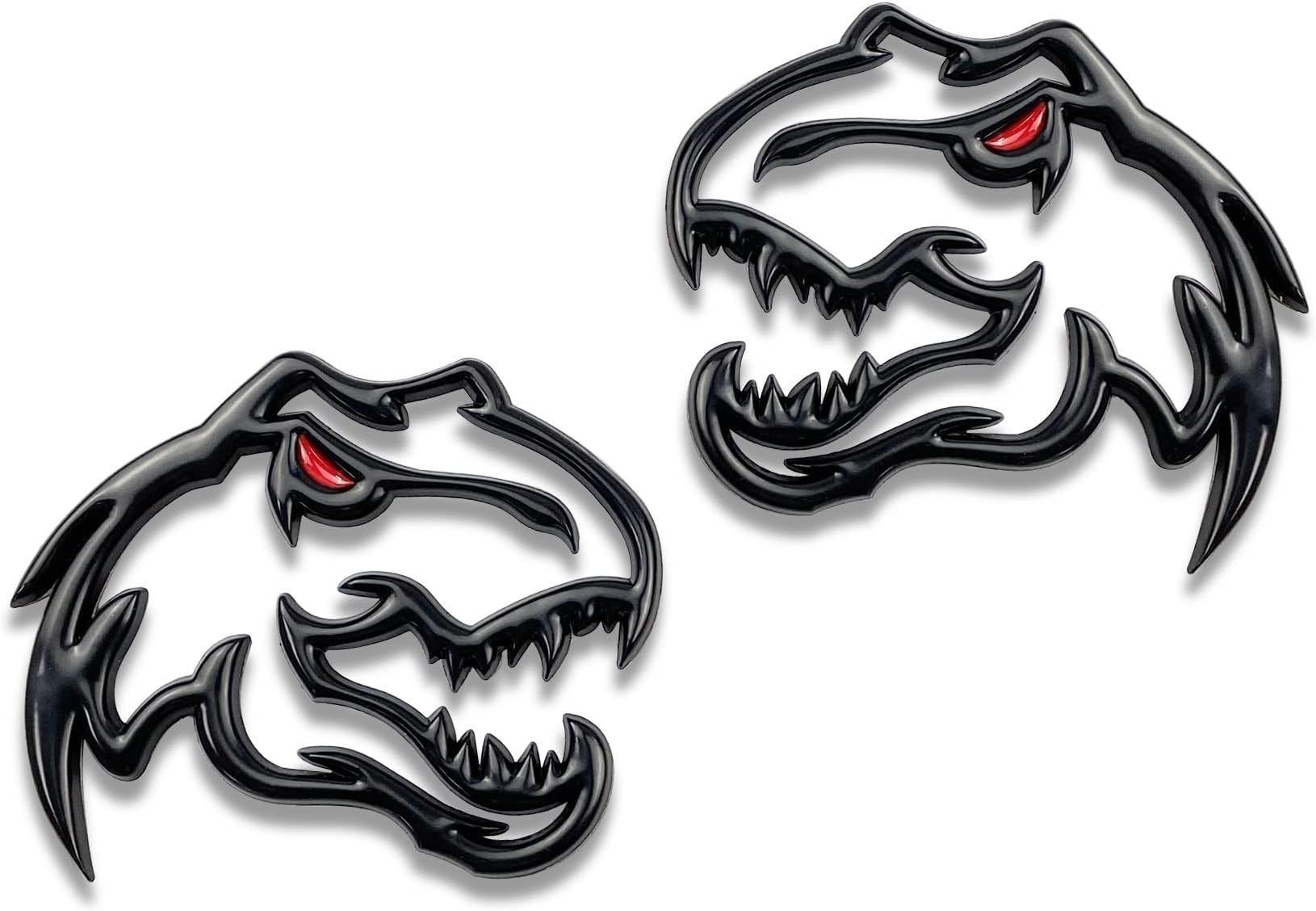 Amazon.com: 2X Raptor Dinosaur Redeye Badge Logo Emblem Compatible with ...