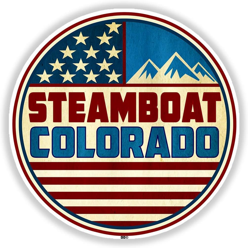 Amazon.com: Steamboat Springs Decal Sticker Colorado 3" Skiing ...
