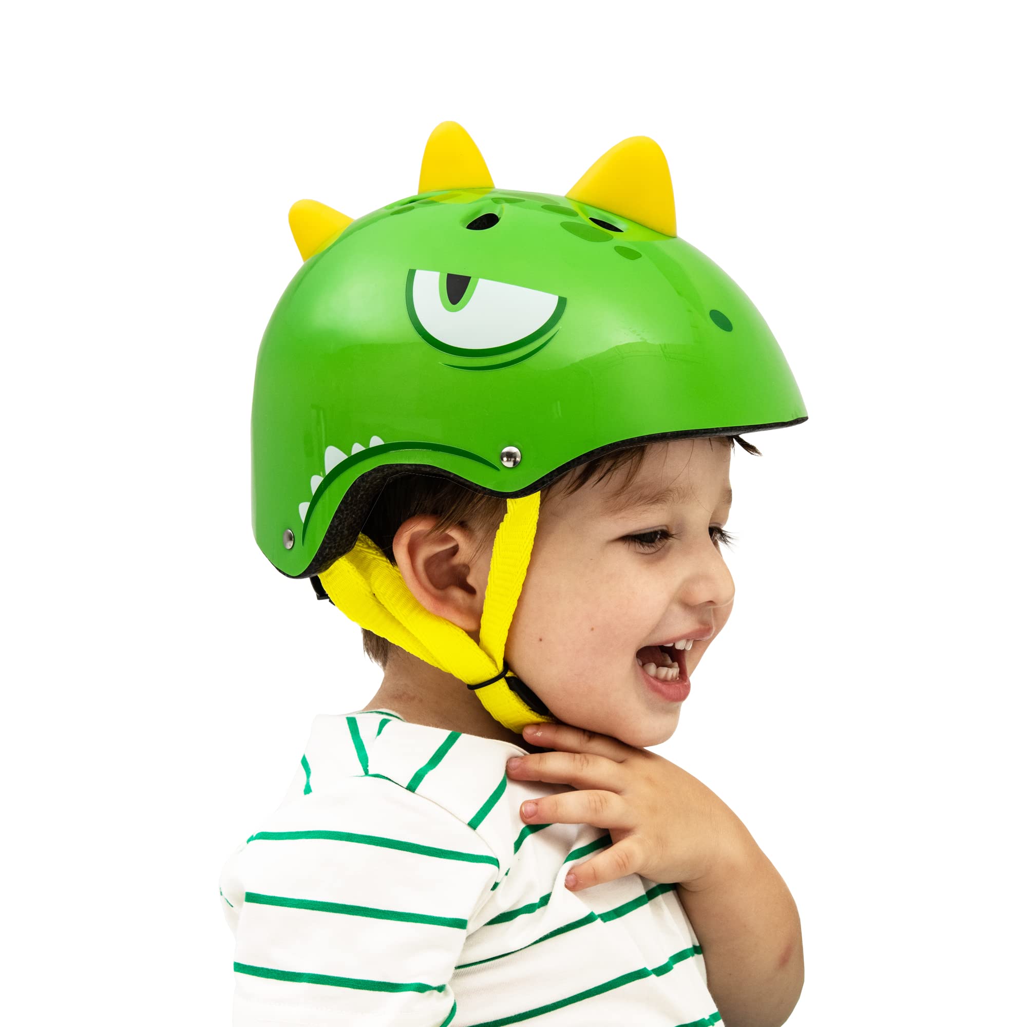 Snapklik.com : Dino Kids Bike Helmet Dinosaur Design Multi-Sport Helmet ...