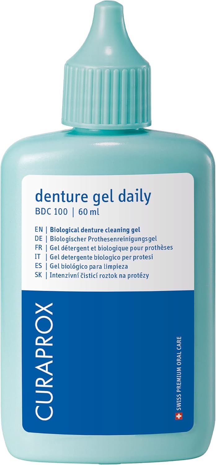 Curaprox Zahnspangen- und Zahnprothesenreinigungs Gel BDC 100 Daily, 60 ...