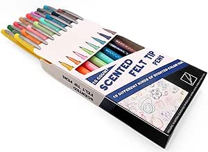 Amazon.com: 16 Assorted Color Ink Pens, Fineline Ink Pens, Scented Ink ...