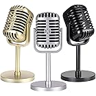 Amazon.com: Windspeed 2 Pack Retro Microphone Props Model, Antique ...
