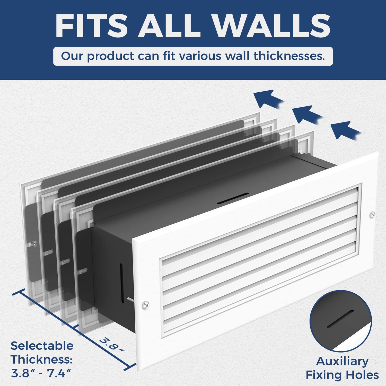 Suprocky Wall Return Air Pathway with Eco-Friendly PP Filter and ...