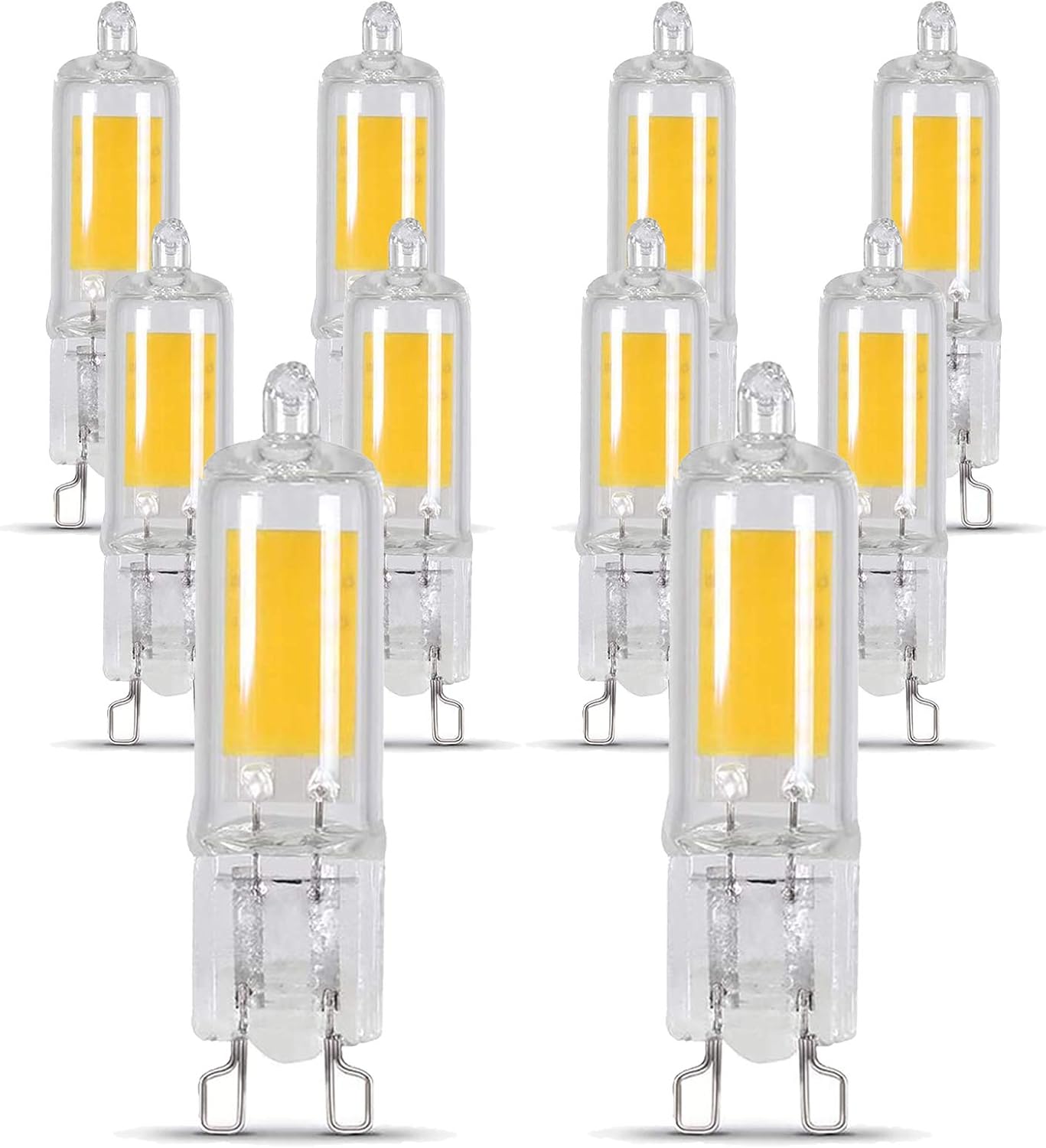 LED Bulb, G9 LED Bulbs, 300LM G9 LED Clear Glass Capsule Bulb, 30W ...