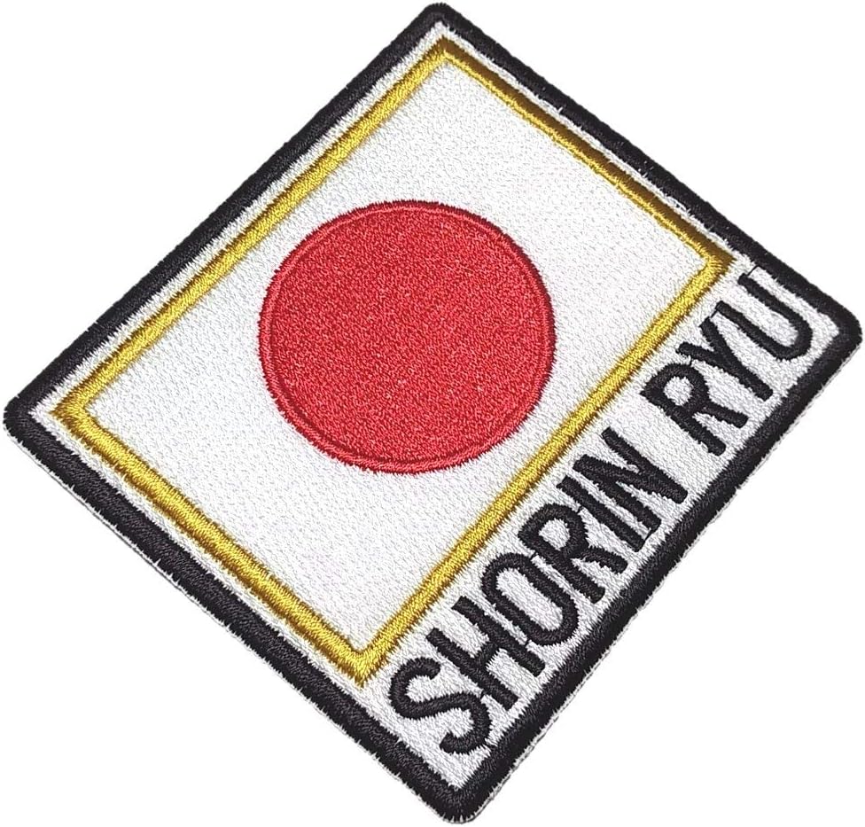 Amazon.com: ATM072T Karate Shorin Ryu Japan Flag 100% Embroidered Patch ...