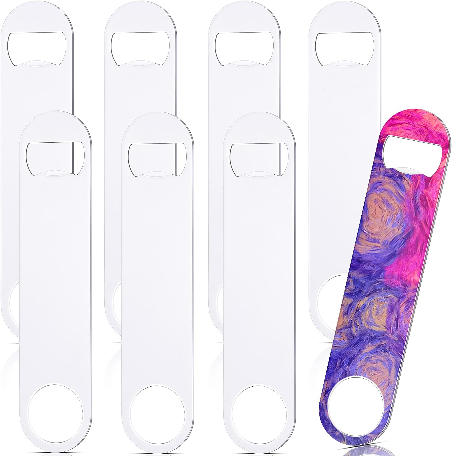 Amazon.com: Deekypol Sublimation Bottle Opener Blanks, 6Pcs Sublimation ...