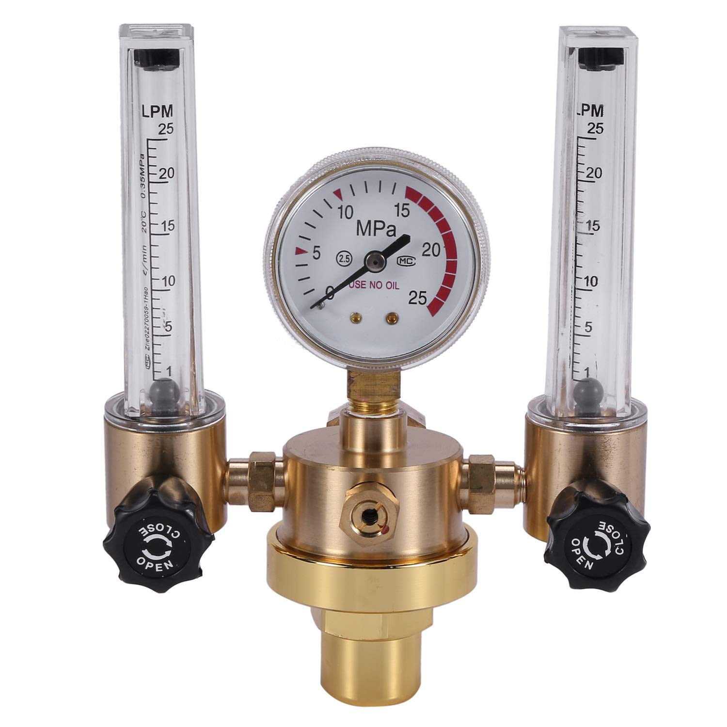 Buy Exanko Argon CO2 Gauge Pressure Regulator Mig Tig Flow Meter ...
