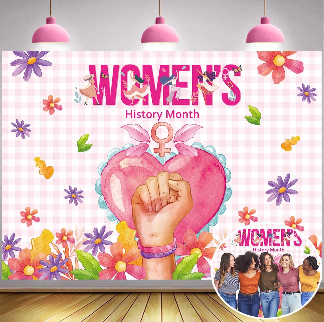 Amazon.com : Women's History Month Banner Backdrop 6x4FT National ...