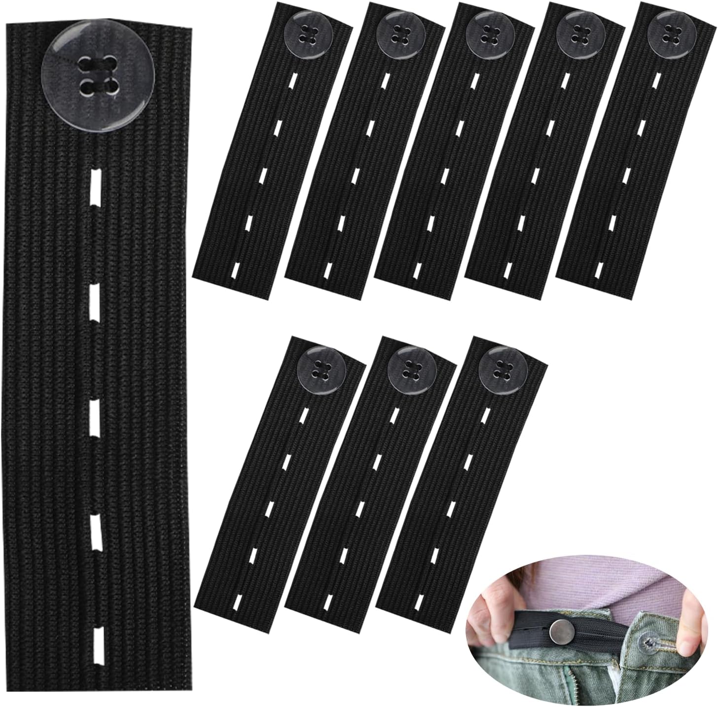 Amazon.com: 10 PCS Button Extenders for Jeans,Pregnancy Pants Extender ...