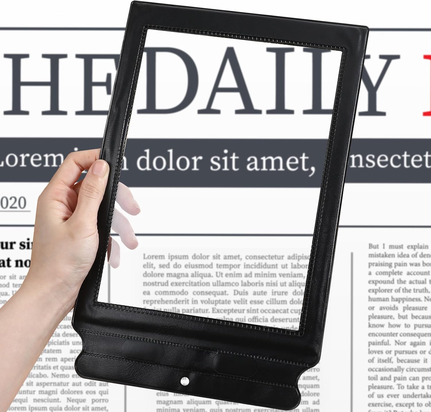 Amazon.com: Wanmu 3X Full Page Magnifying Glass for Reading ...