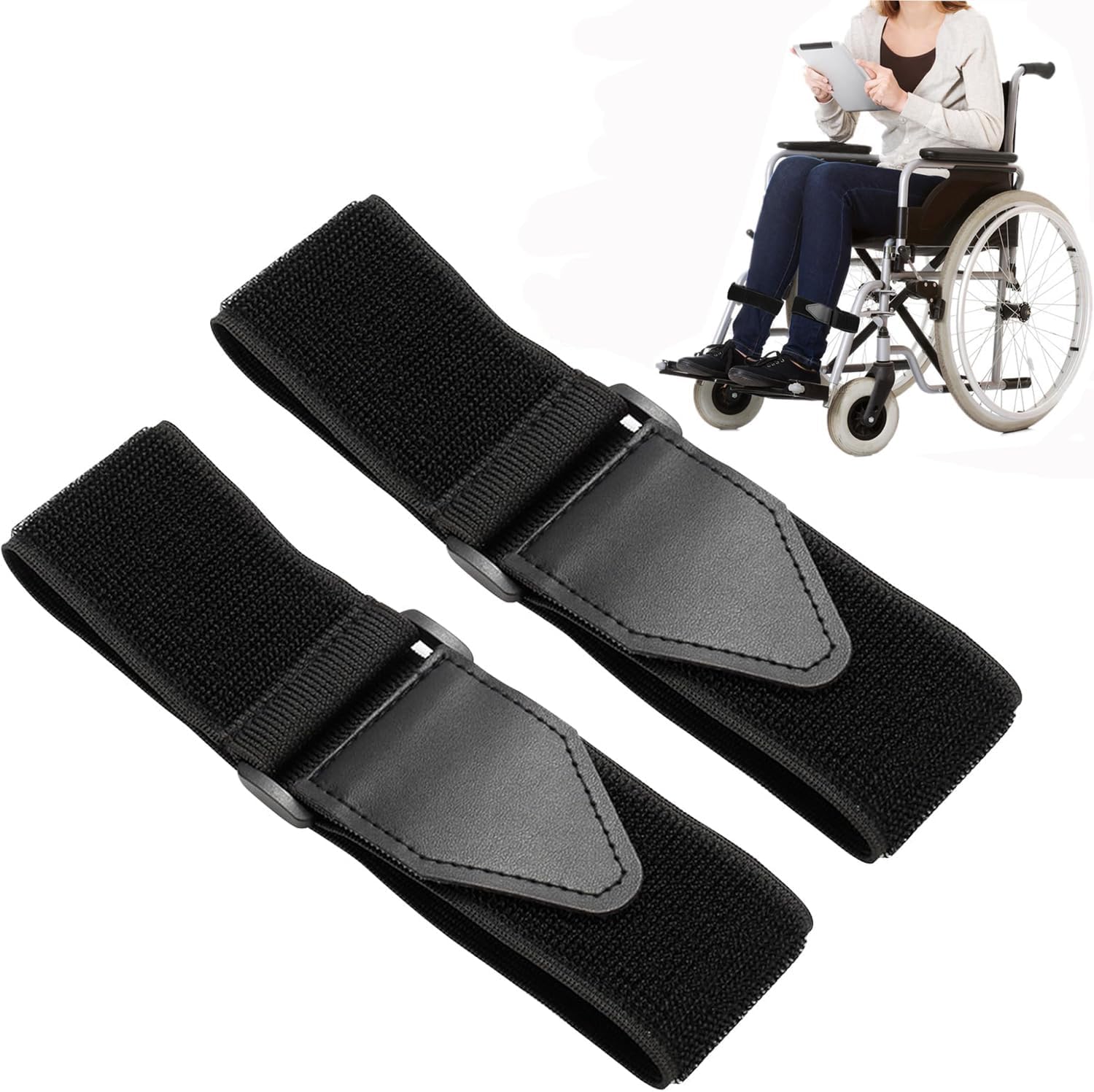Amazon.com: Wheelchair Foot Straps, Wheelchair Restraint Strap for ...
