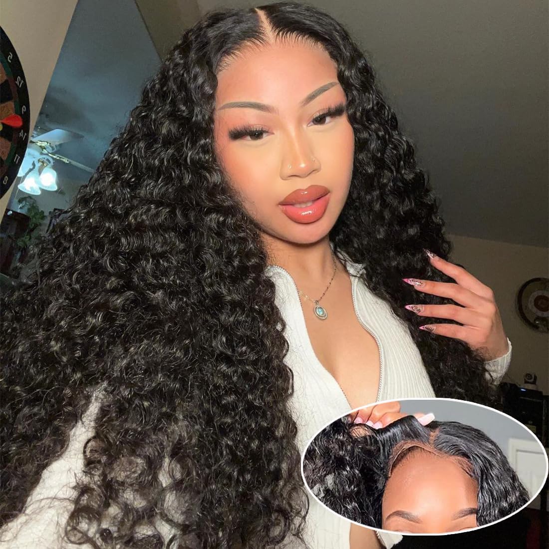 Amazon.com : Aolisox Wear and Go Glueless Wigs Human Hair Pre Plucked ...