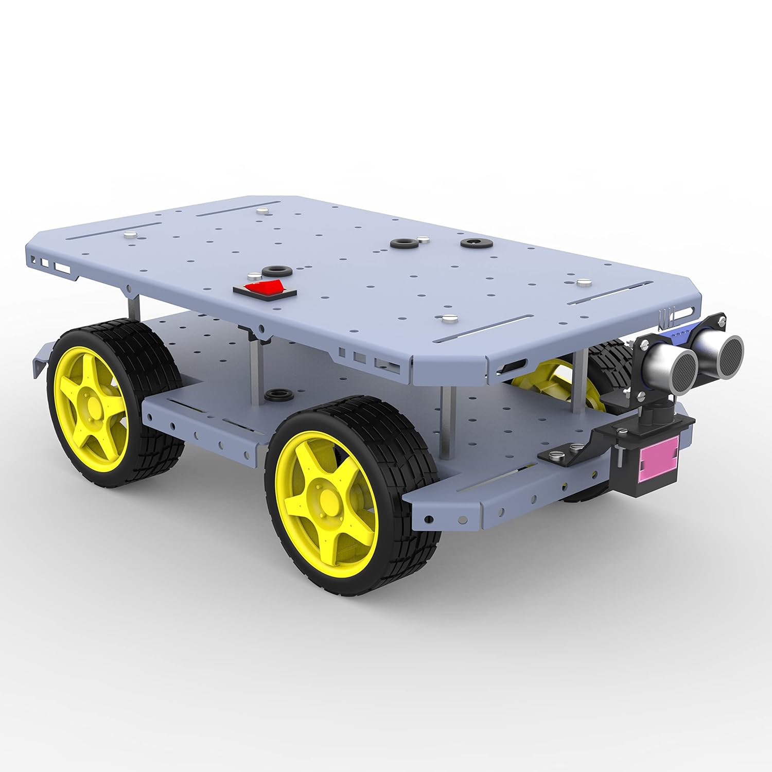 AM ROBOTICS ROVER 4WD SOCCER BO SERIES 2 METAL CHASSIS DIY PROJECT ROBO ...