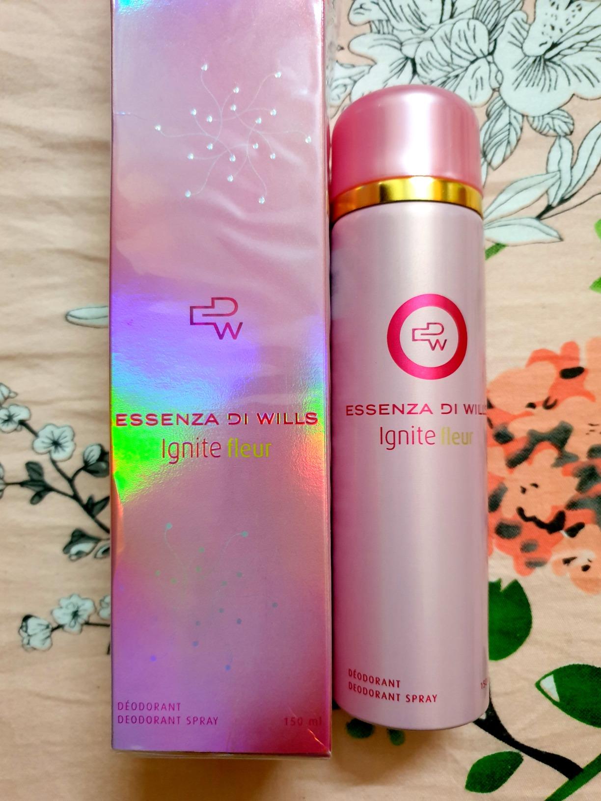 EDW Essenza Ignite Fleur Luxury Deodorant for Women, 150ml Deo Body ...