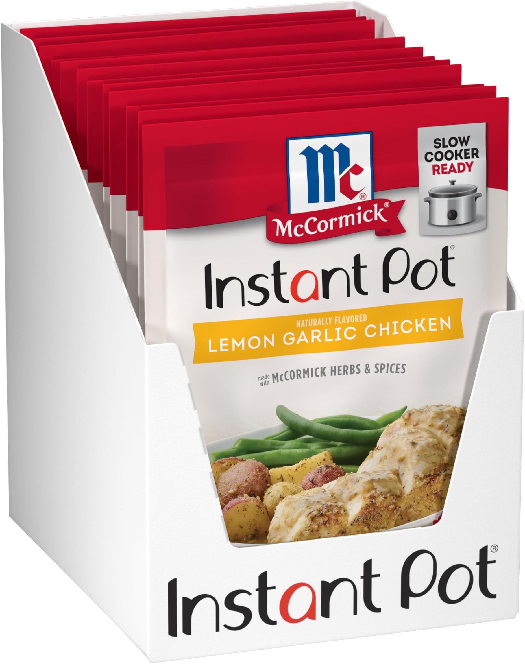 Amazon.com : McCormick Instant Pot Lemon Garlic Chicken Seasoning Mix ...