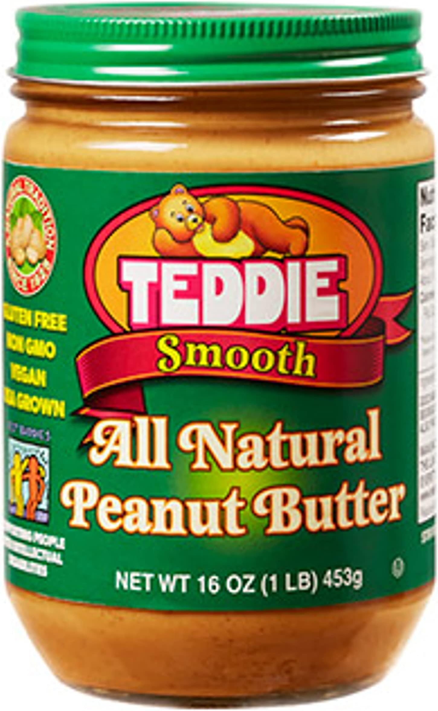 Amazon.com : Teddie All Natural Peanut Butter, Super Chunky, 26-Ounce ...