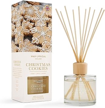 WAX LYRICAL Christmas Cookies Gingerbread Scented Reed Diffuser 200ml ...