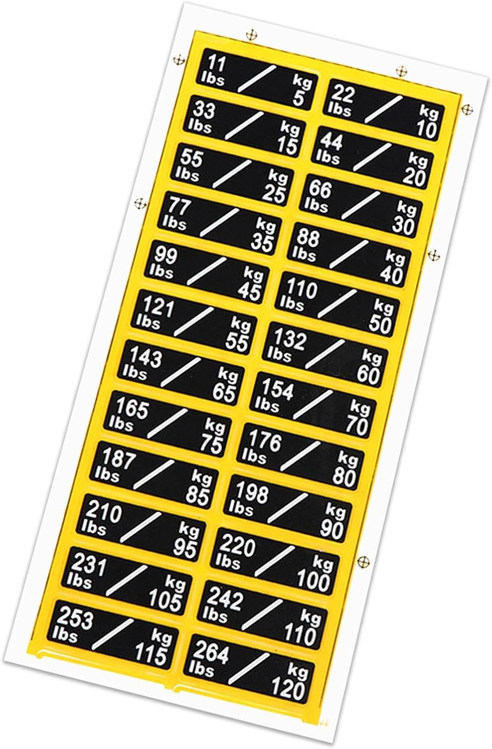 Amazon.com: Aosekaa Weight Sticker Weight Stack Labels Sticker Self ...