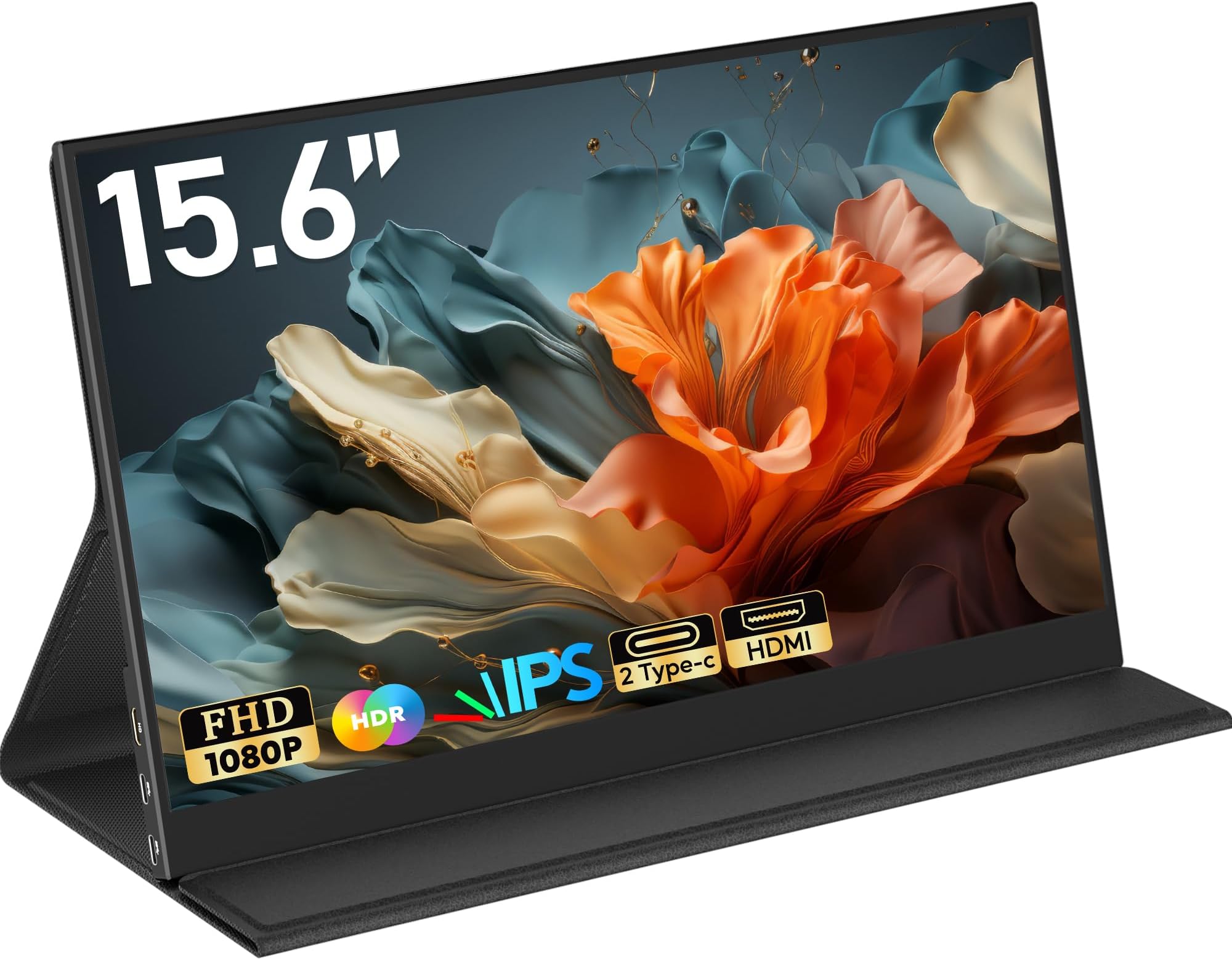 Yodoit Portable Monitor 15,6 Zoll 1920 x 1080 FHD Tragbarer Monitor IPS ...