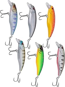 Amazon.com : Minnow Fishing Lure, Fishing Tackle SwimBait Reduce Fish ...