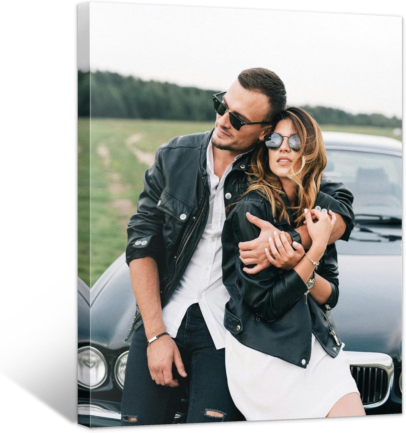 Amazon.com: Personalized Canvas Wall Art (Framed 16“X 20”) Custom Canvas Prints with Your Photos ...